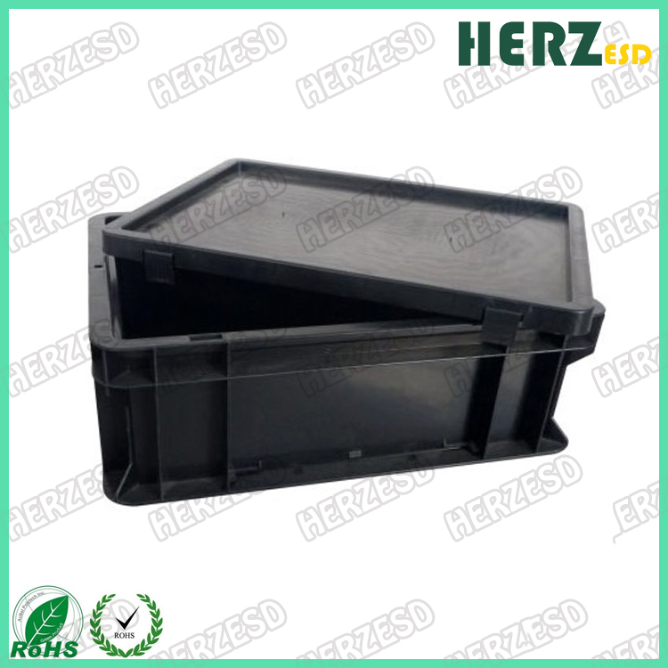 HZ-26132 Injection ESD Box Plastic Bins Turnover Box